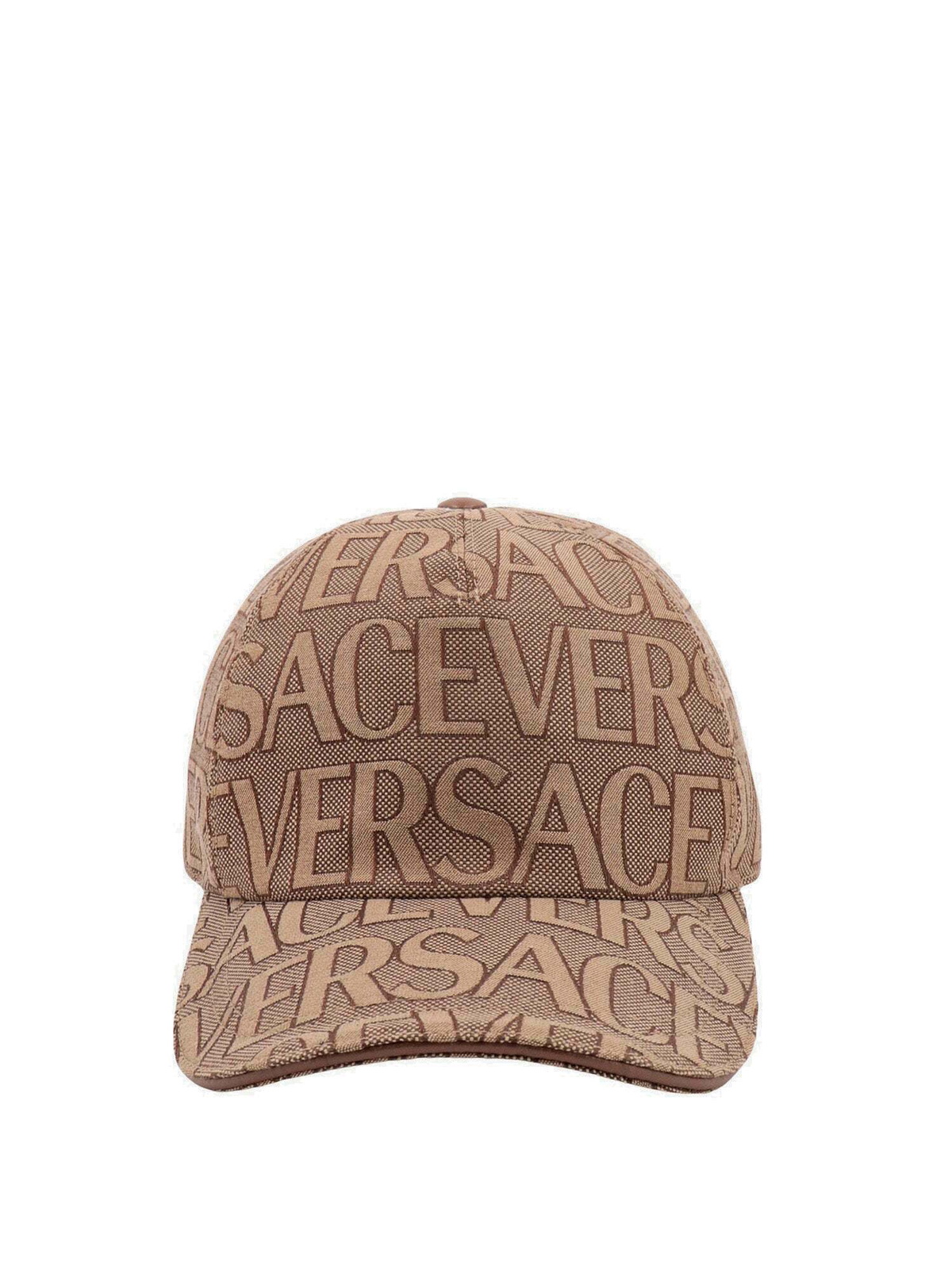 Versace Hat Beige Mens Versace