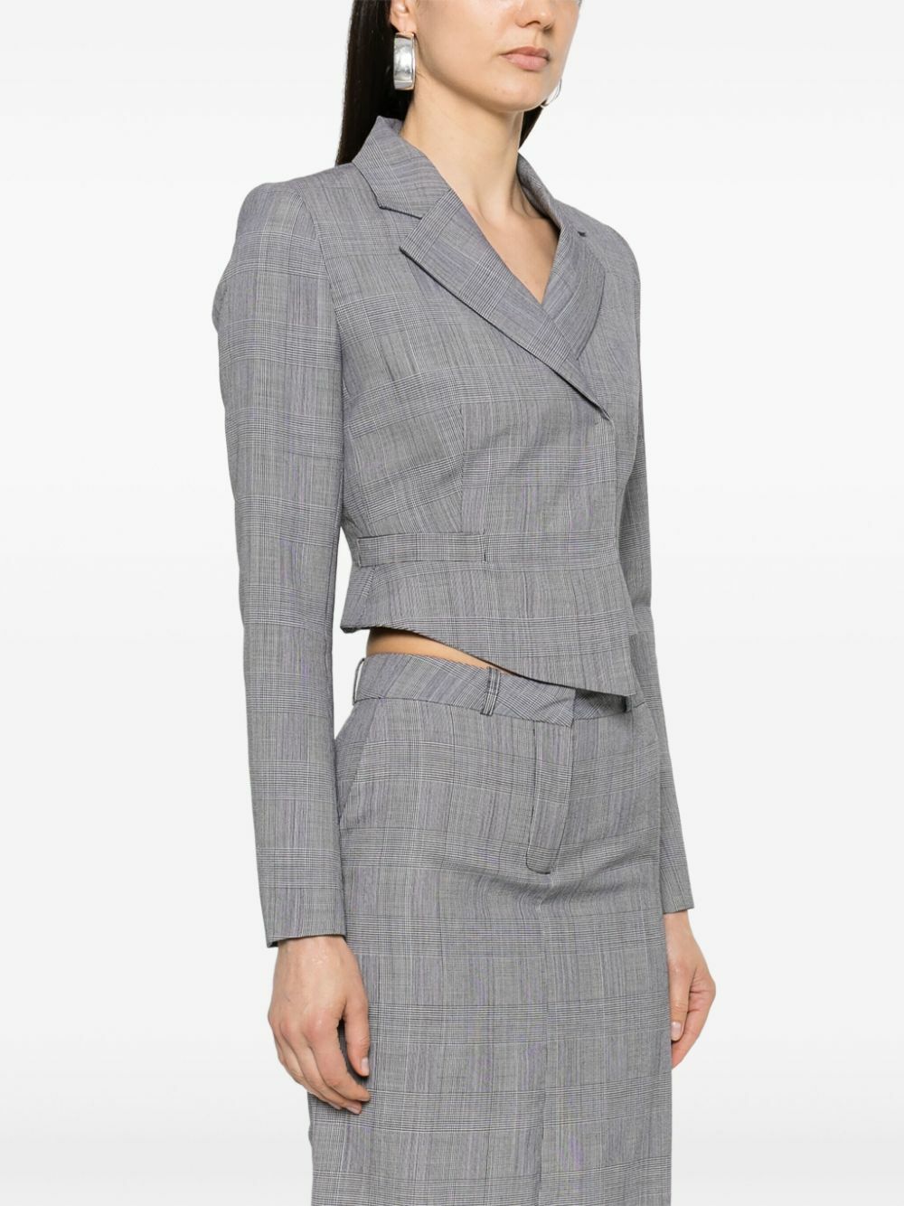 Coperni Checked Cropped Jacket Coperni