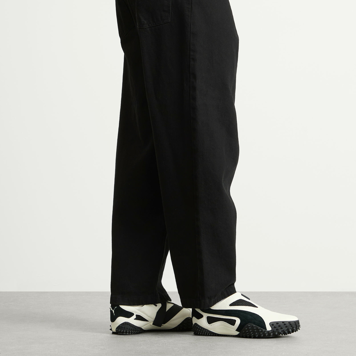 Puma Ur Mostro Sneaker in Warm White/Black Puma
