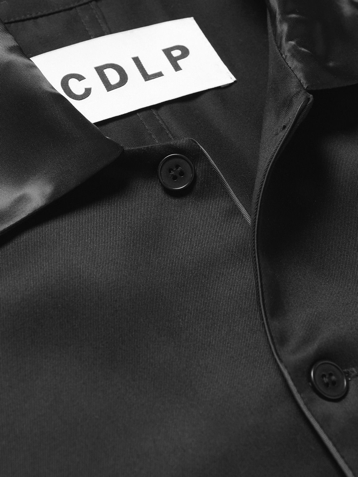 CDLP - Lyocell Pyjama Shirt - Black CDLP