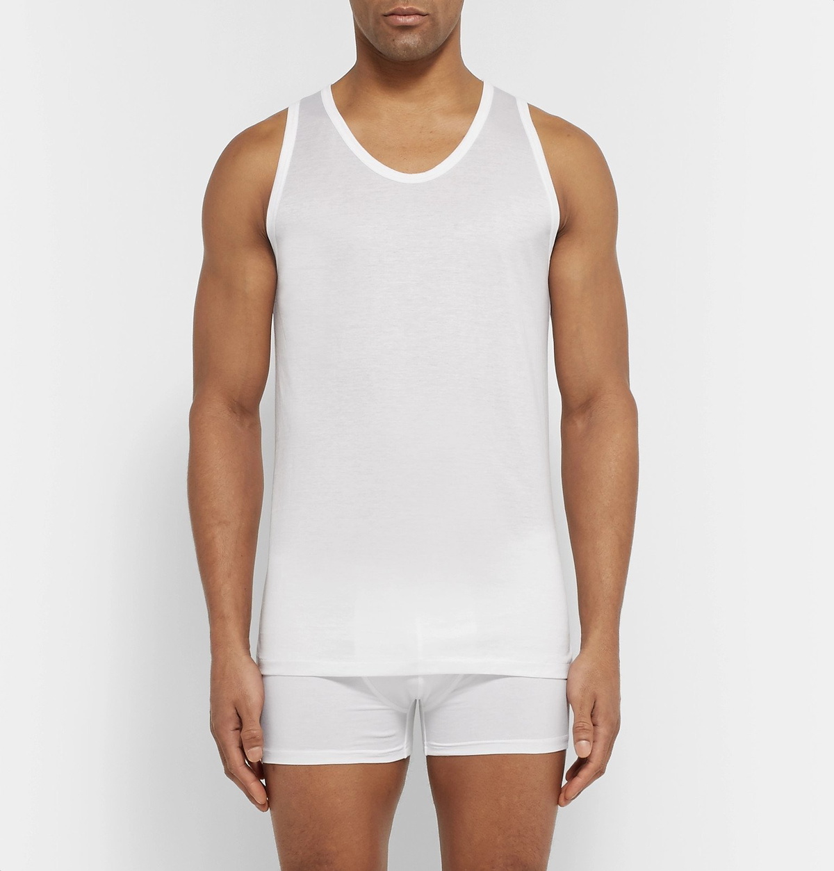 Zimmerli - Royal Classic Cotton Tank Top - White Zimmerli