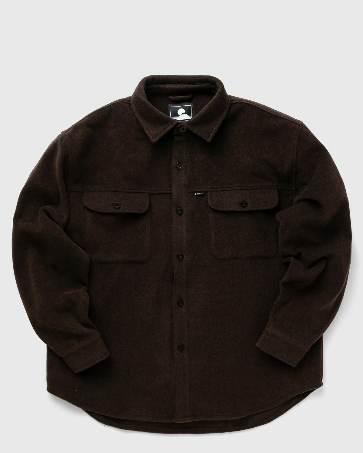 Edwin Jowen Overshirt Ls Brown Overshirts Edwin