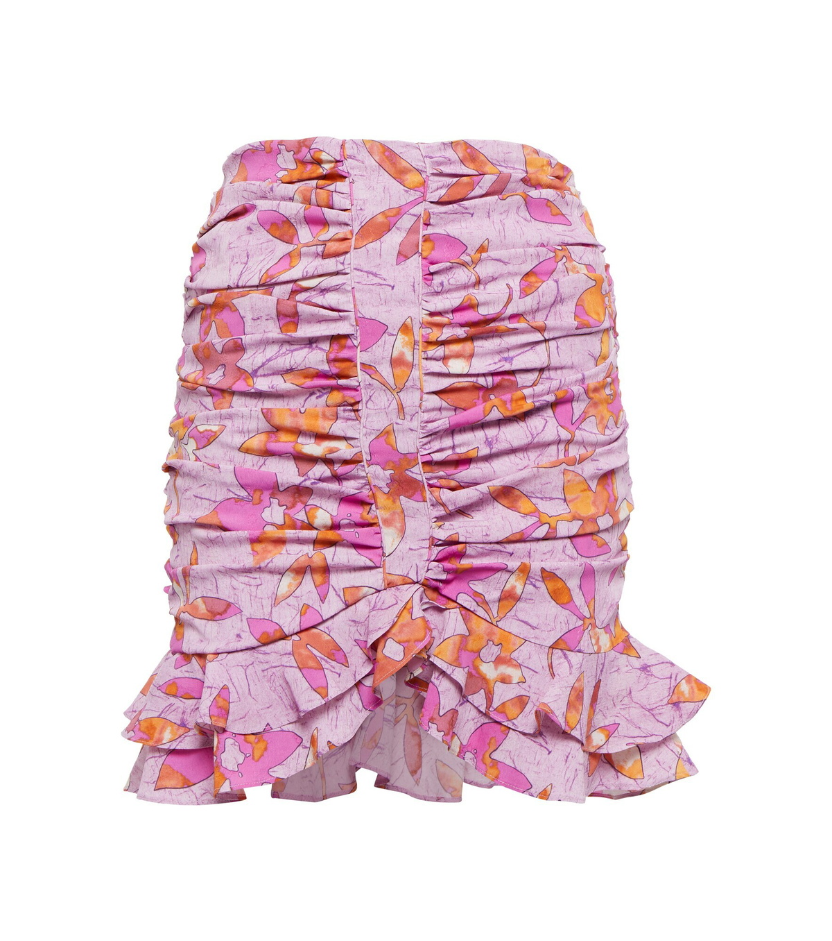 Isabel Marant - Milendi ruffle-trimmed floral miniskirt Isabel Marant