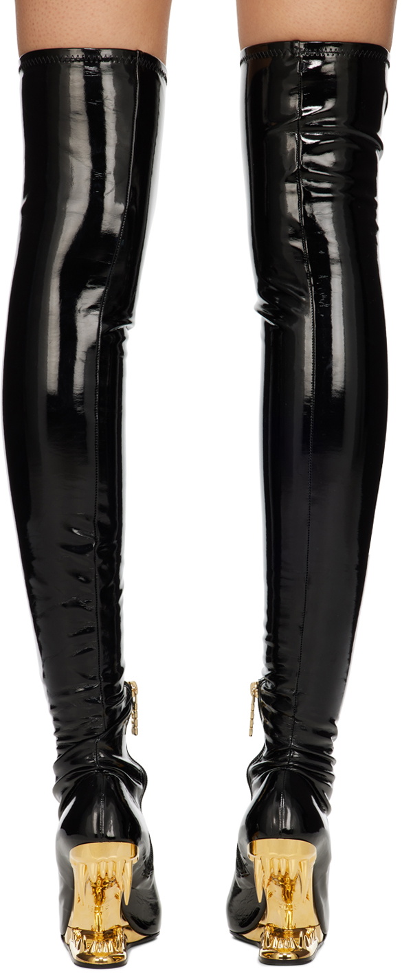 GCDS Black Morso Boots GCDS