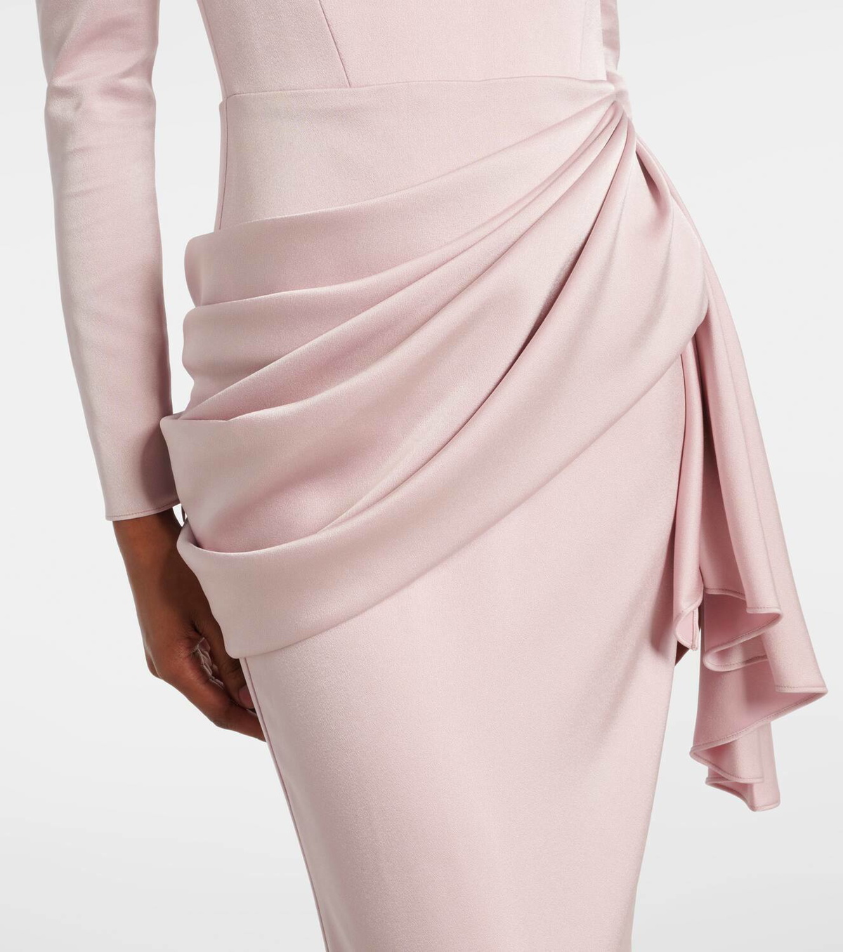 Alex Perry Satin corset dress Alex Perry