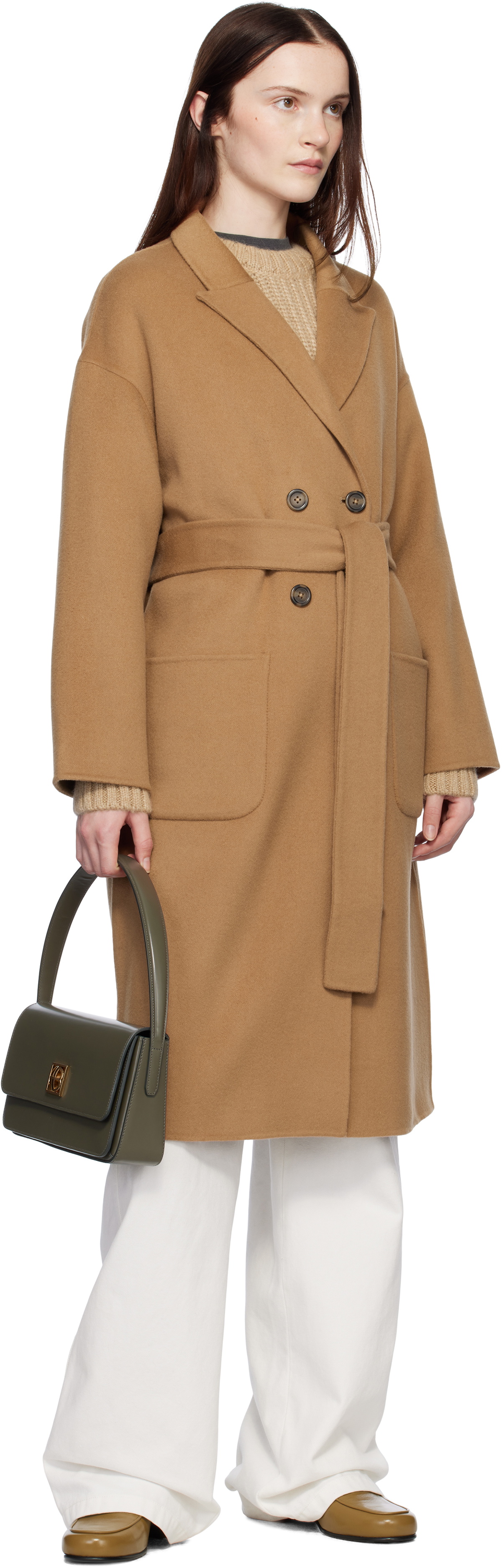 ANINE BING Tan Dylan Coat ANINE BING