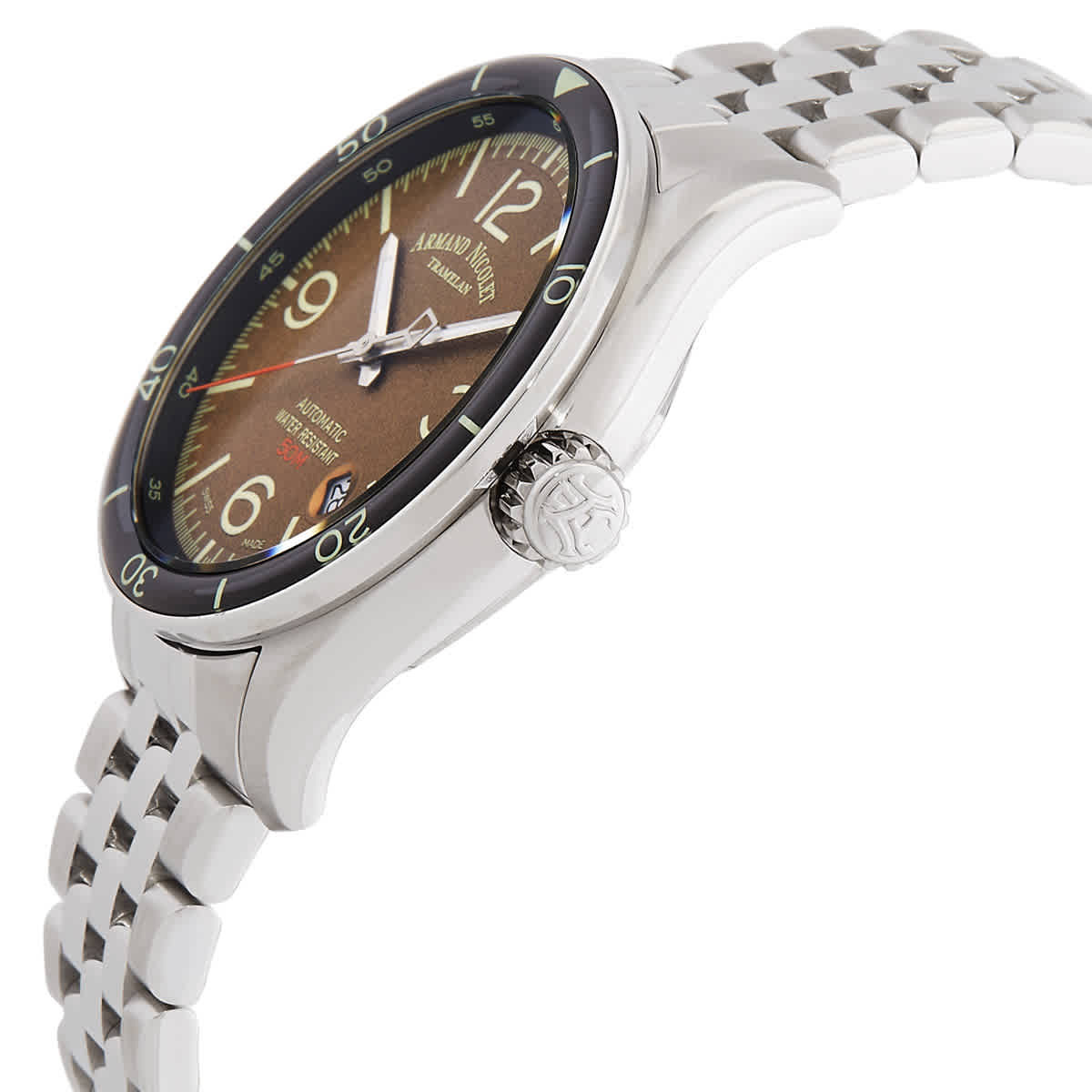 Armand Nicolet M2H Automatic Brown Dial Mens Watch A740HNA-MR-BMA22740A ...