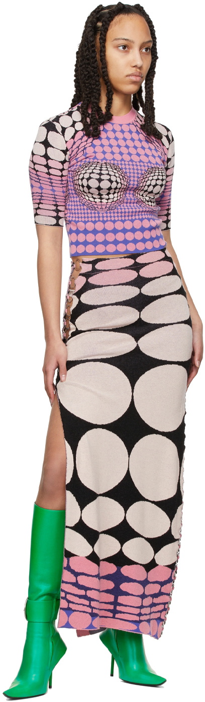 Paco Rabanne Pink Psychedelic Sweater Paco Rabanne