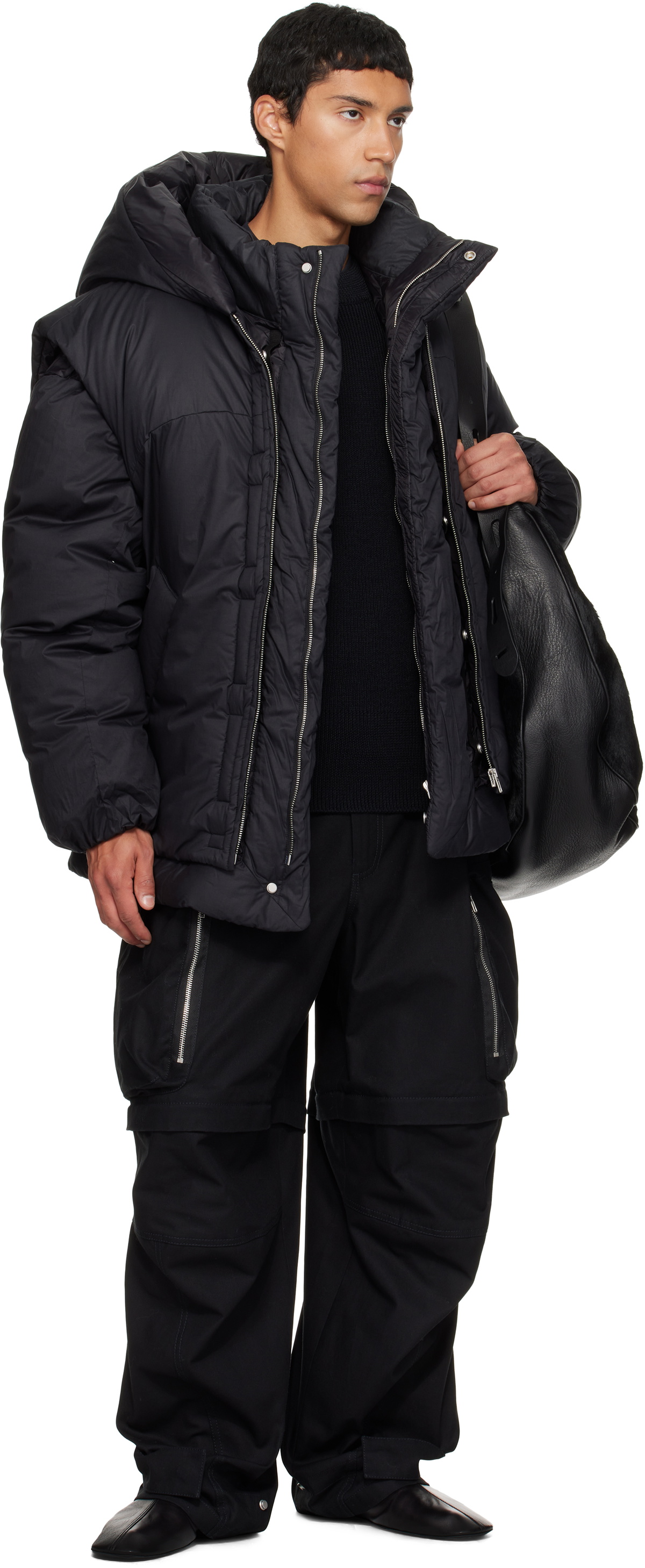 Mordecai Black Double Layered Down Jacket
