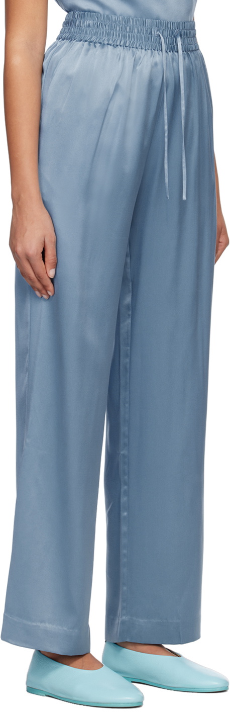 Loulou Studio Blue Soma Lounge Pants Loulou Studio