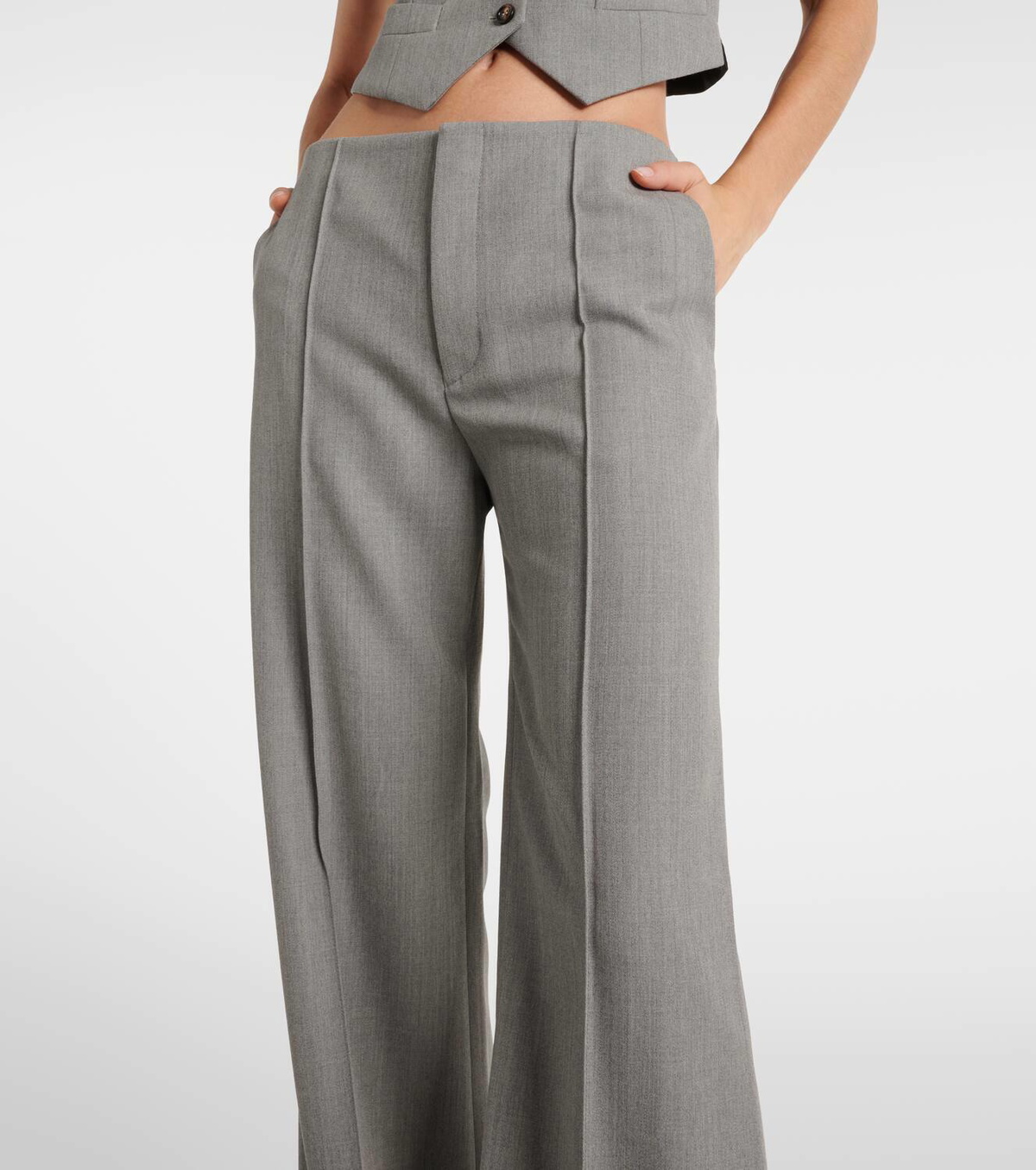 Chloé Wool wide-leg pants Chloe