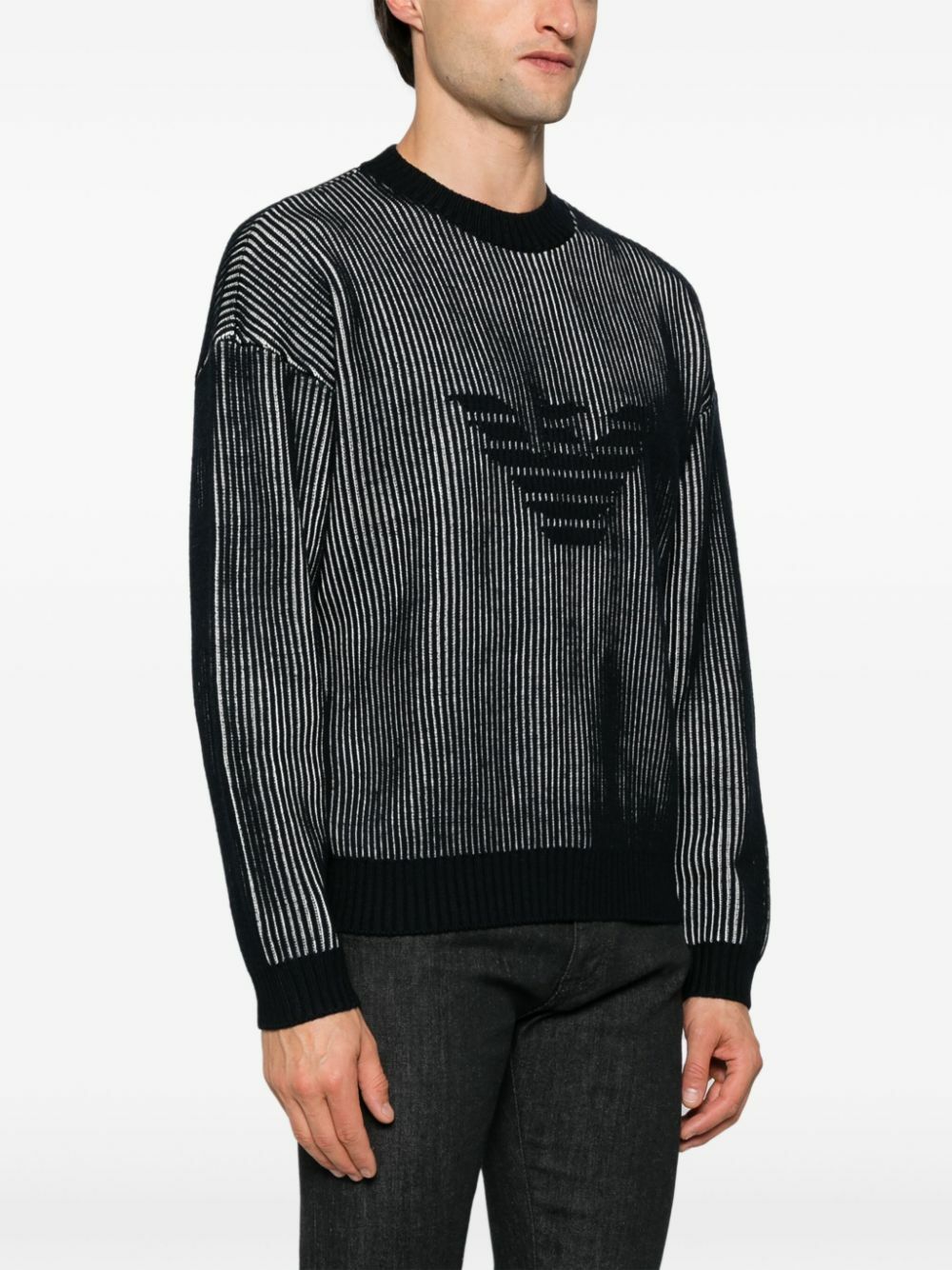 EMPORIO ARMANI - Wool Crewneck Sweater Emporio Armani