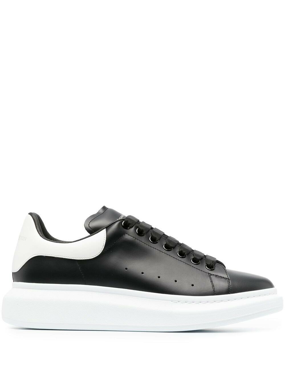 ALEXANDER MCQUEEN - Oversized Leather Sneakers Alexander McQueen