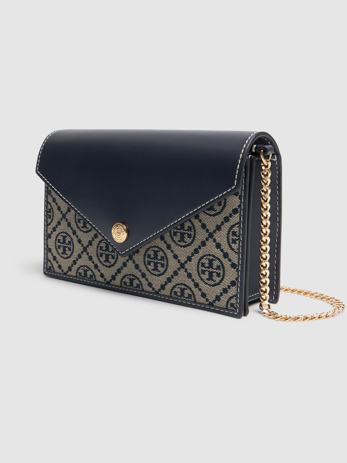 TORY BURCH T Monogram Envelope Chain Wallet Tory Burch