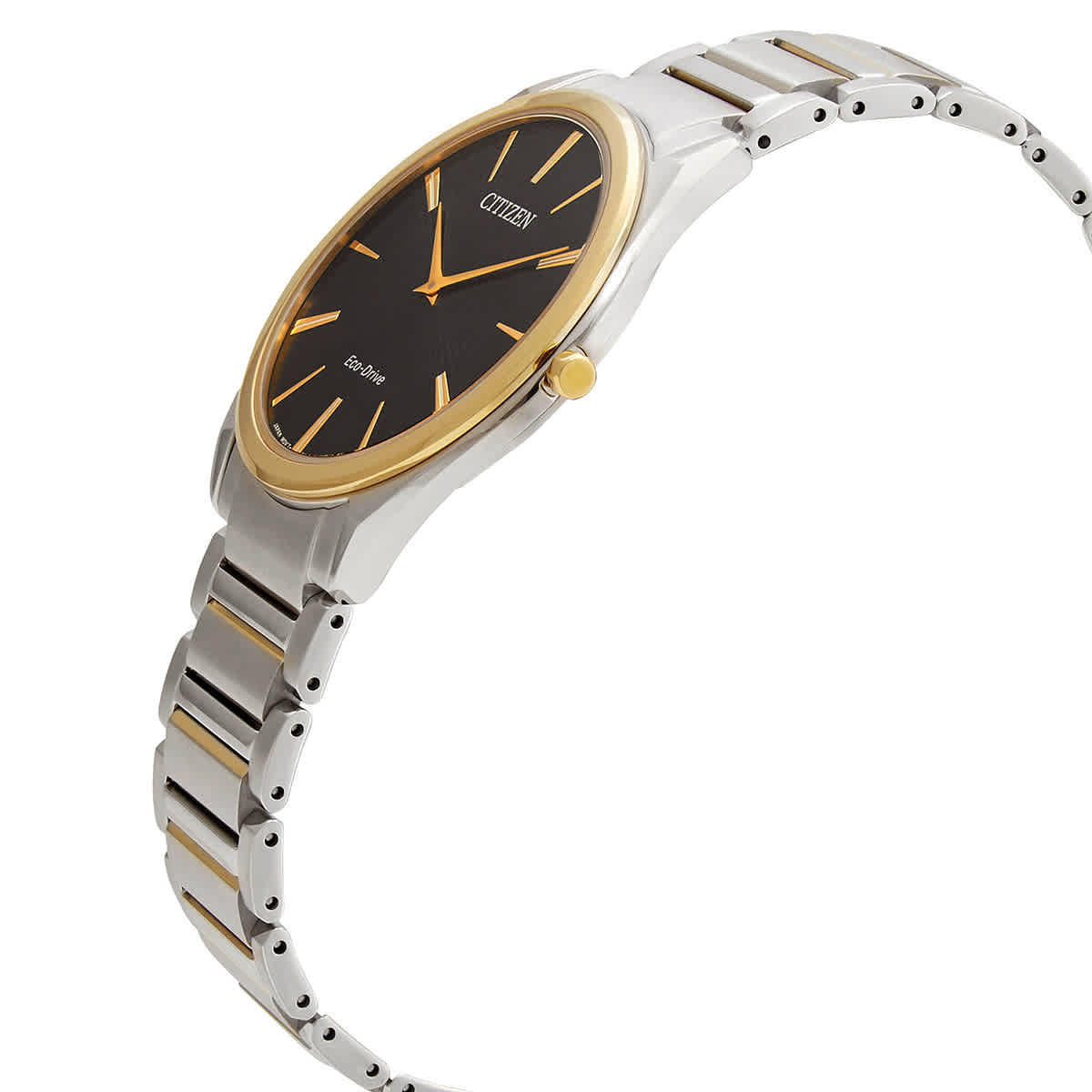 Citizen Eco-Drive Black Dial Two-tone Mens Watch AR3078-88E Citizen