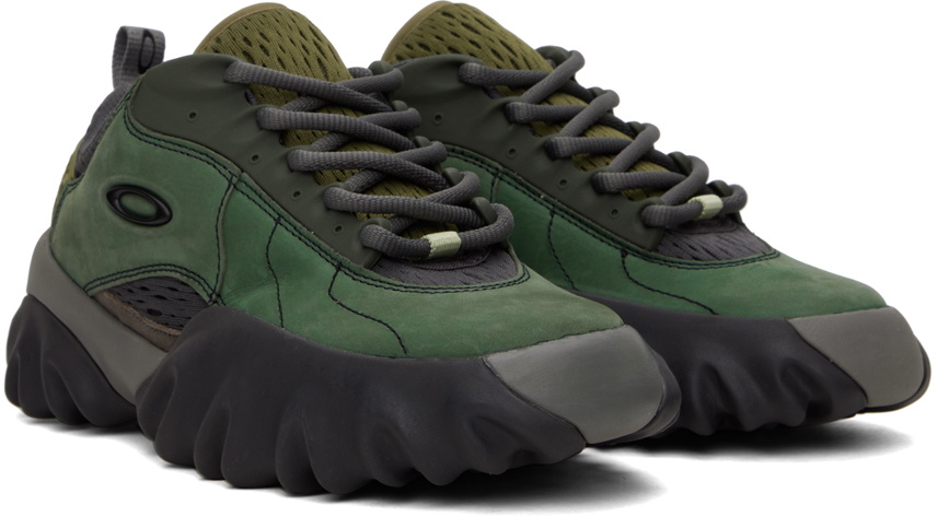 Oakley Factory Team Green & Gray Chop Saw Sneakers