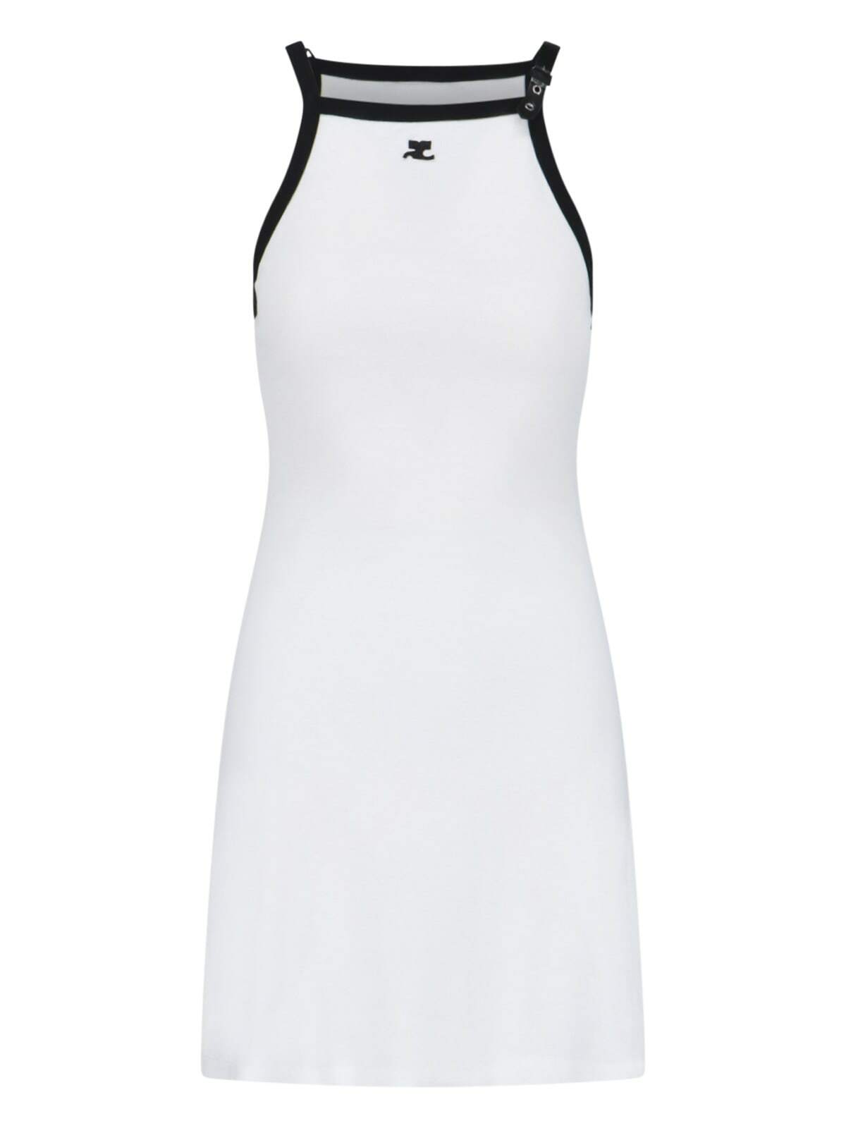 Courrèges Contrast Mini Dress Courreges