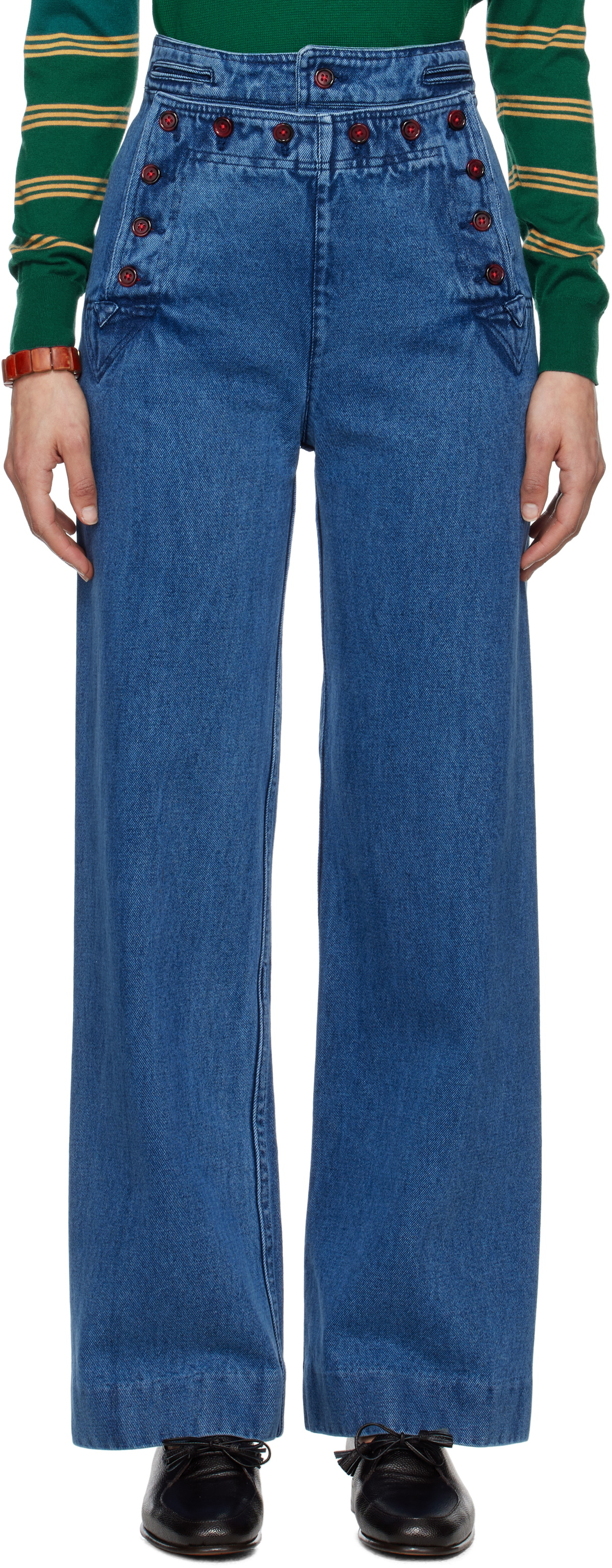 Bode Blue Sailor Jeans Bode