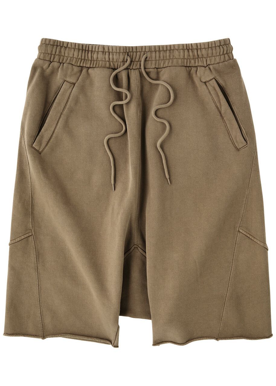 Entire Studios Drop Cotton Shorts Brown Entire Studios