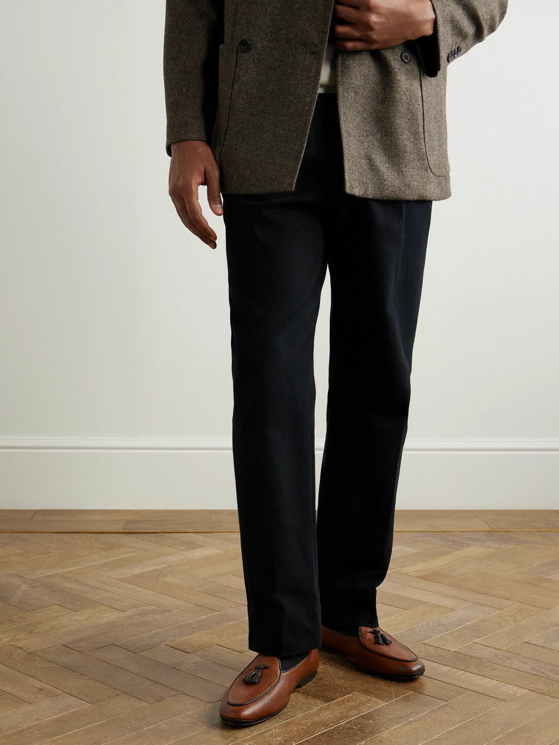 Rubinacci - Marphy Tasselled Full-Grain Leather Loafers - Brown Rubinacci