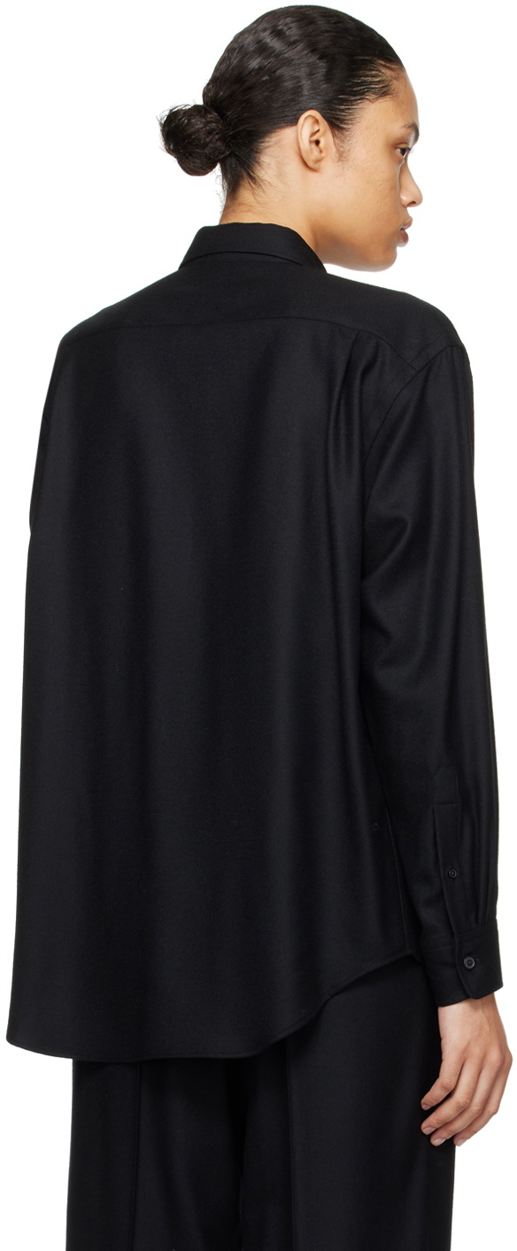 AURALEE Black Super Light Shirt Auralee