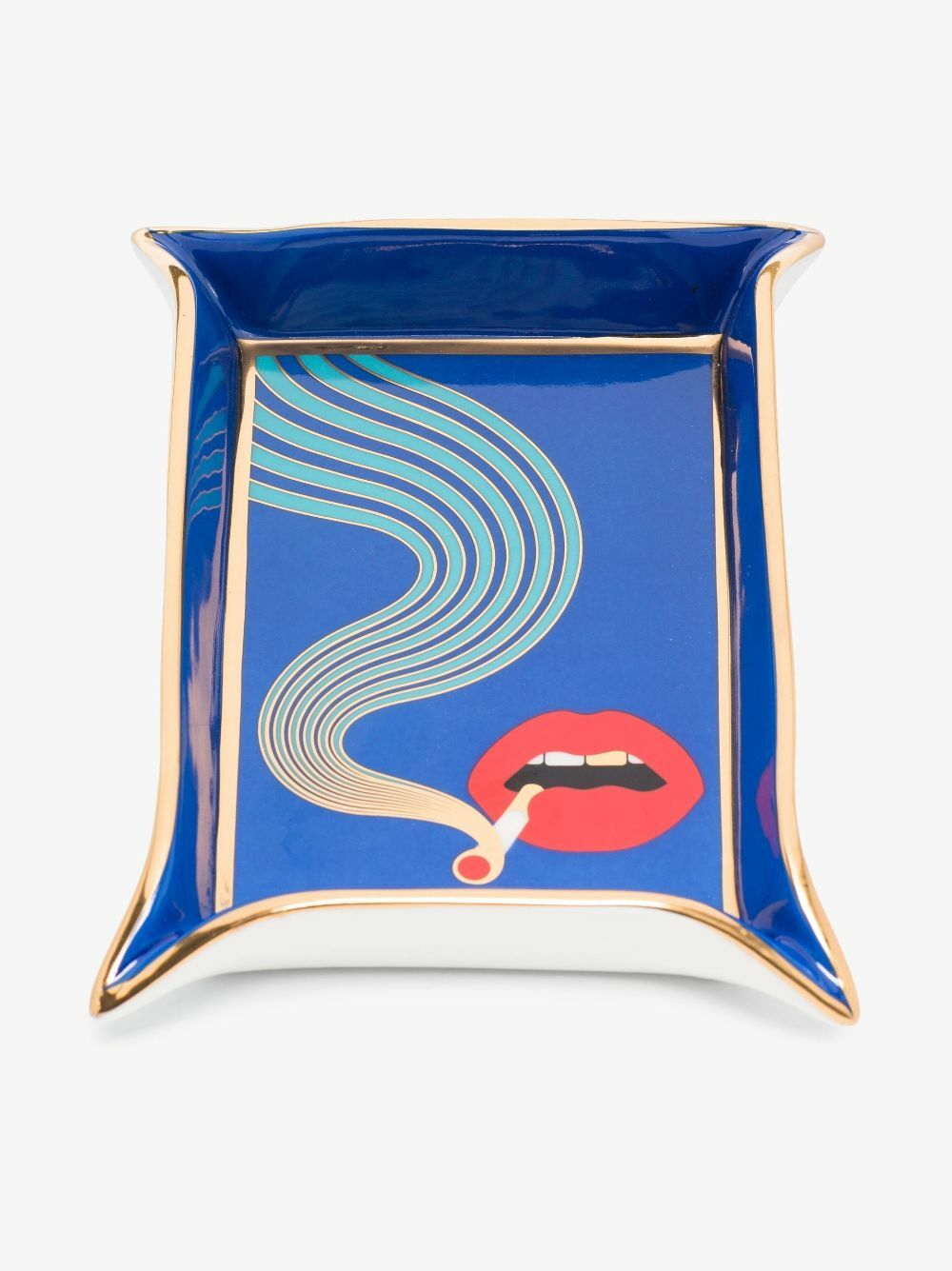 Jonathan Adler Blue Full Dose Valet Tray Jonathan Adler