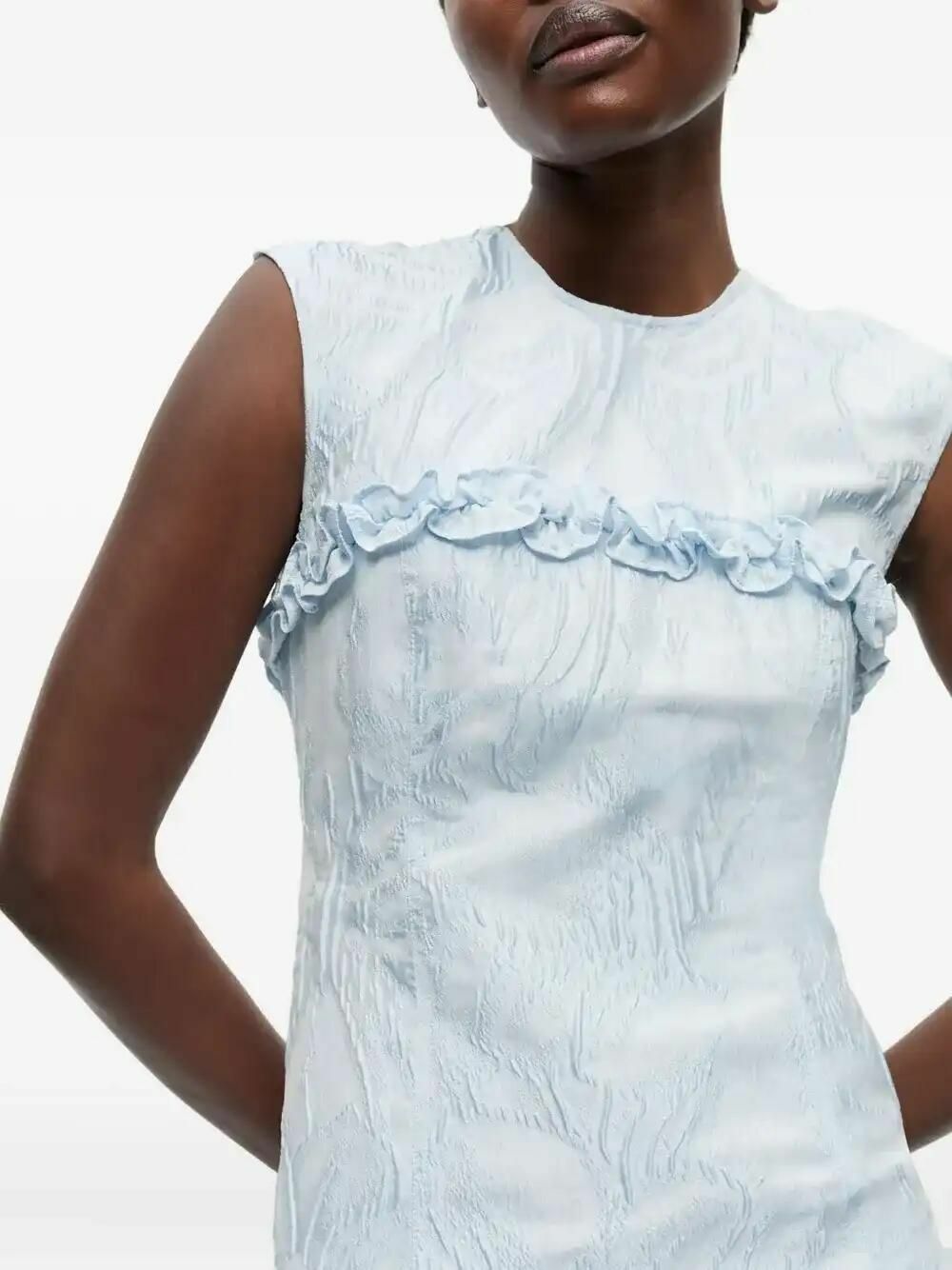 GANNI Cloqué Corset Mini Dress GANNI