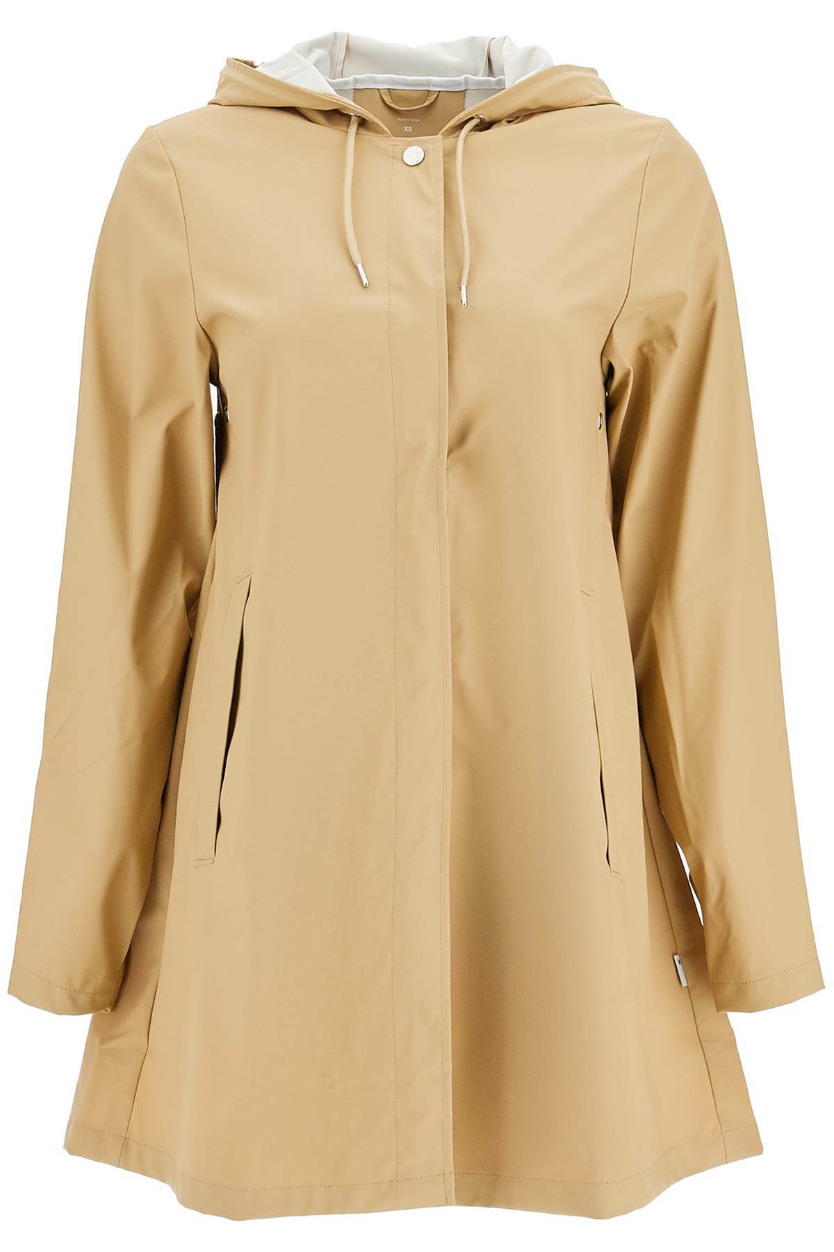 RAINS unisex a-line rain jacket Beige Rains