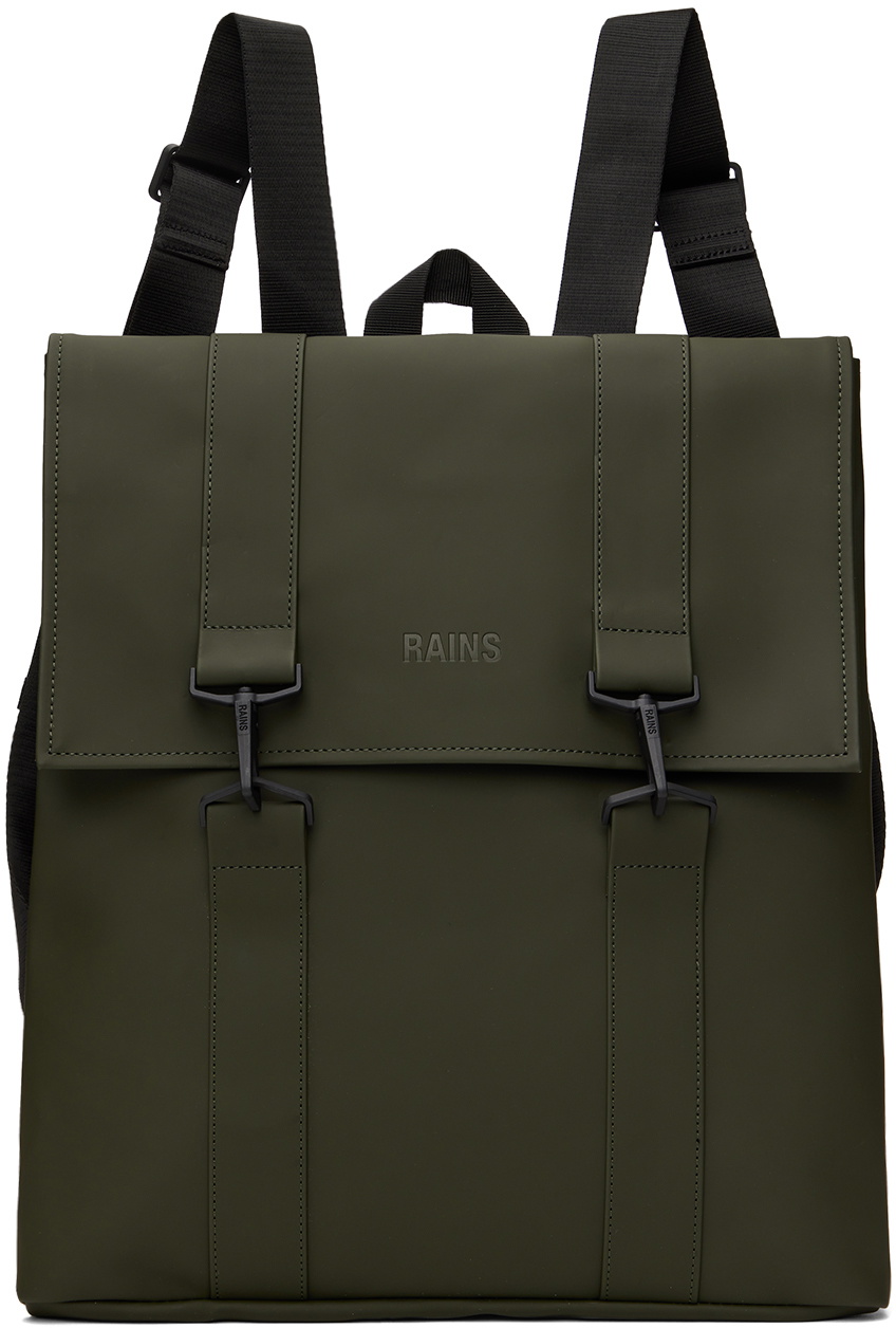 RAINS Khaki MSN Backpack Rains