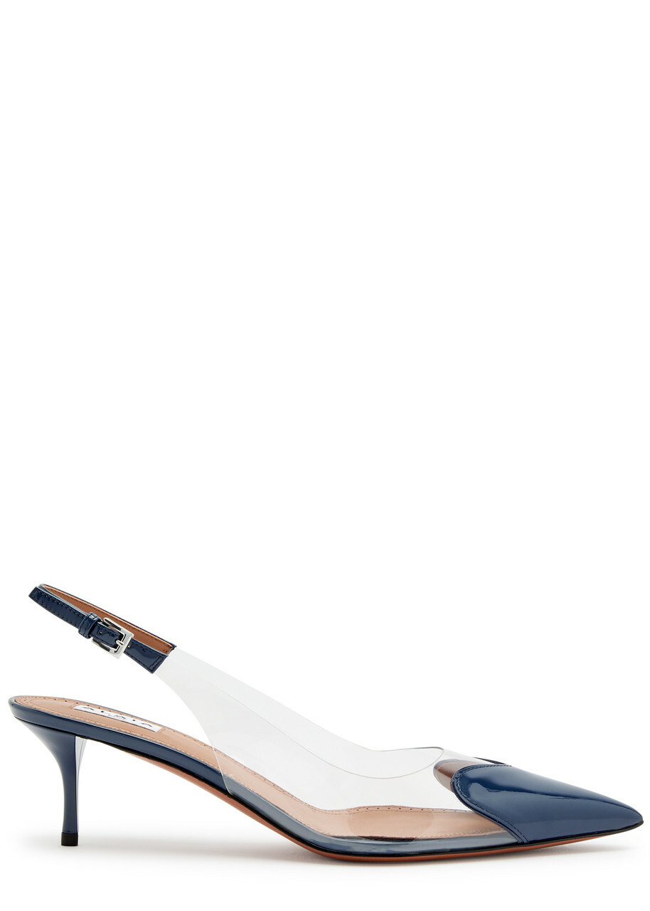 Alaïa Coeur 55 Patent Leather Slingback Pumps ALAÏA