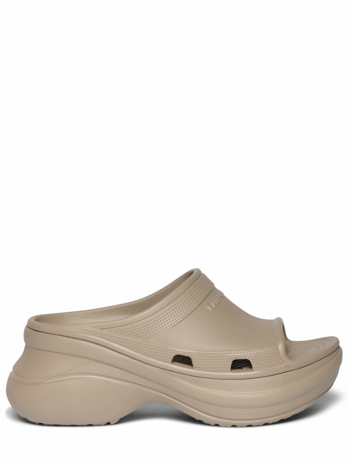 BALENCIAGA - 85mm Rubber Pool Slide Sandals Balenciaga