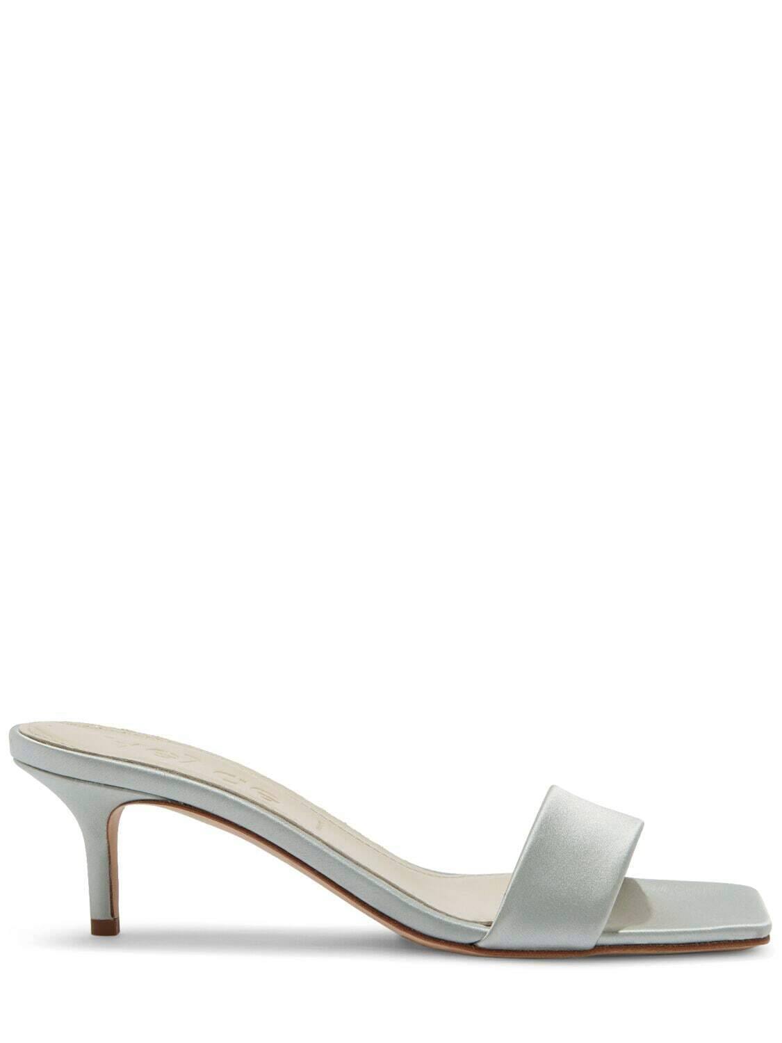 AEYDE 55mm Ilvy Satin Mules Aeyde