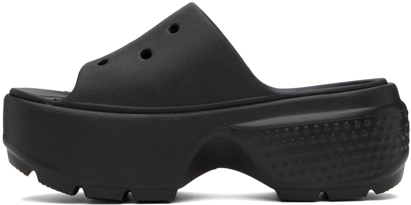 Crocs Black Stomp Slides Crocs