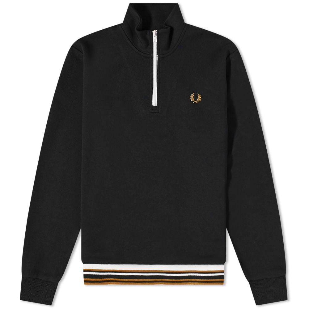 Fred Perry Quarter Zip Crew Sweat Fred Perry