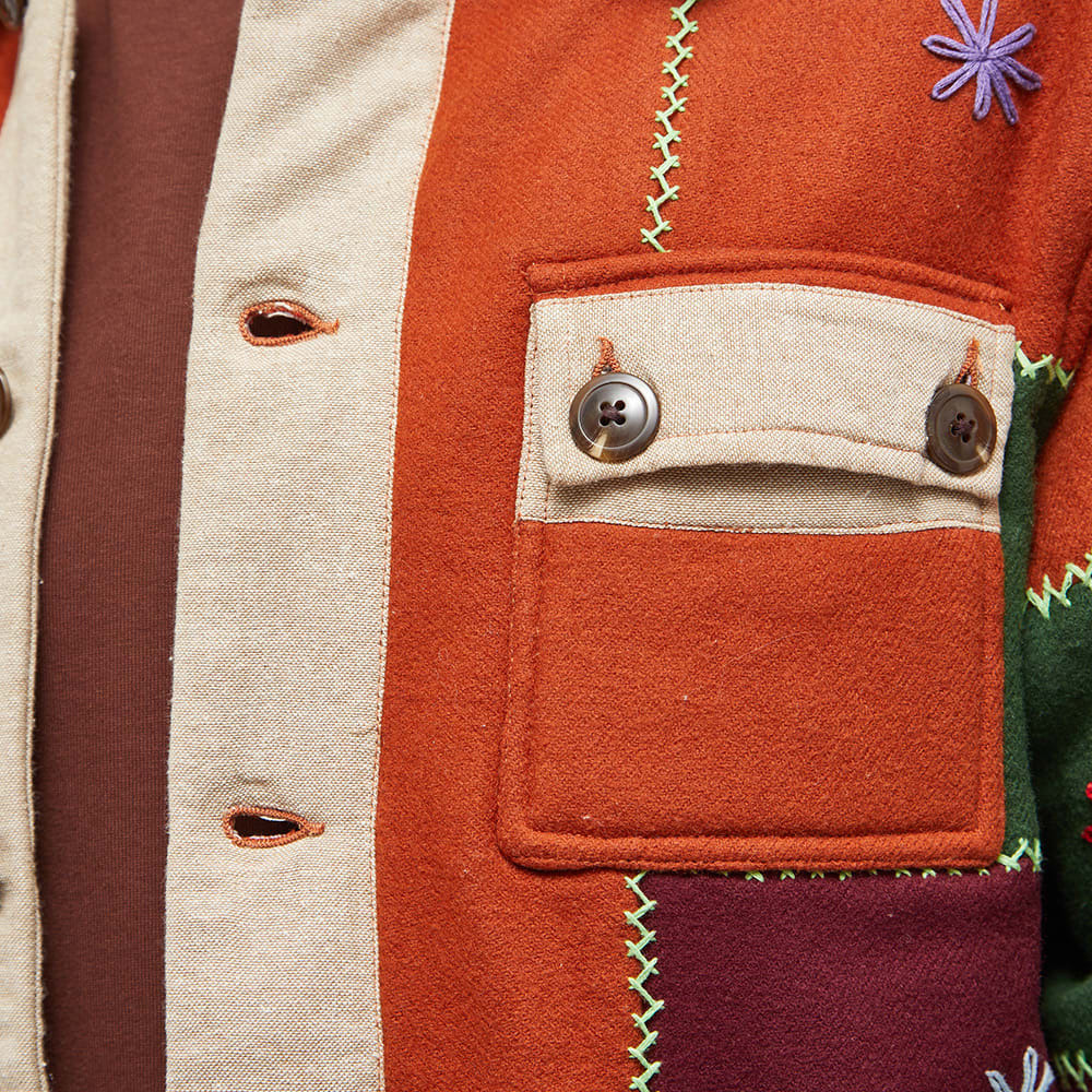 Bode Men's Autumn Quilt Jacket in Multi Bode