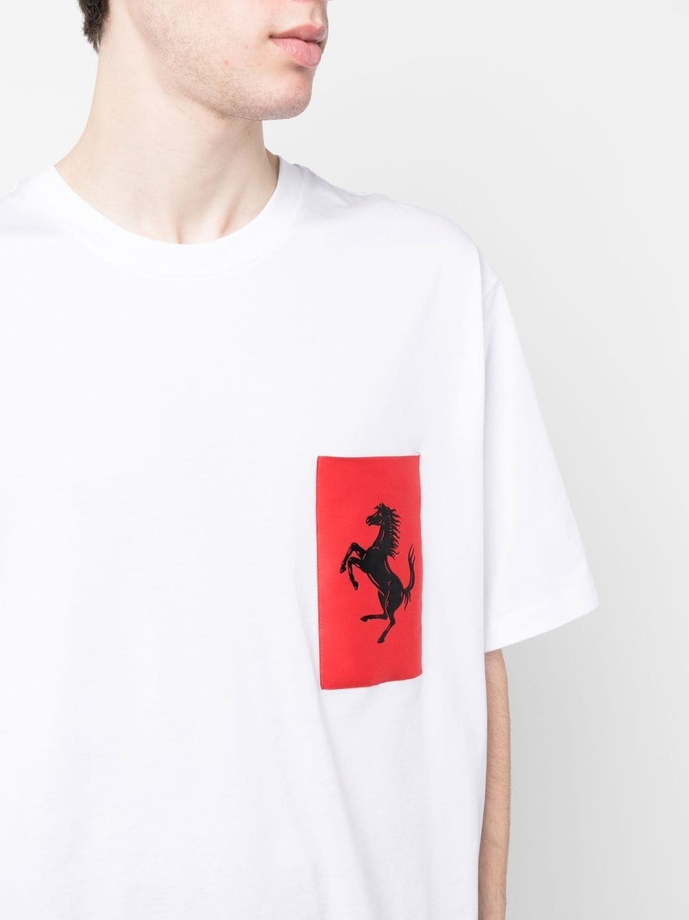 FERRARI - T-shirt With Logo Print Ferrari