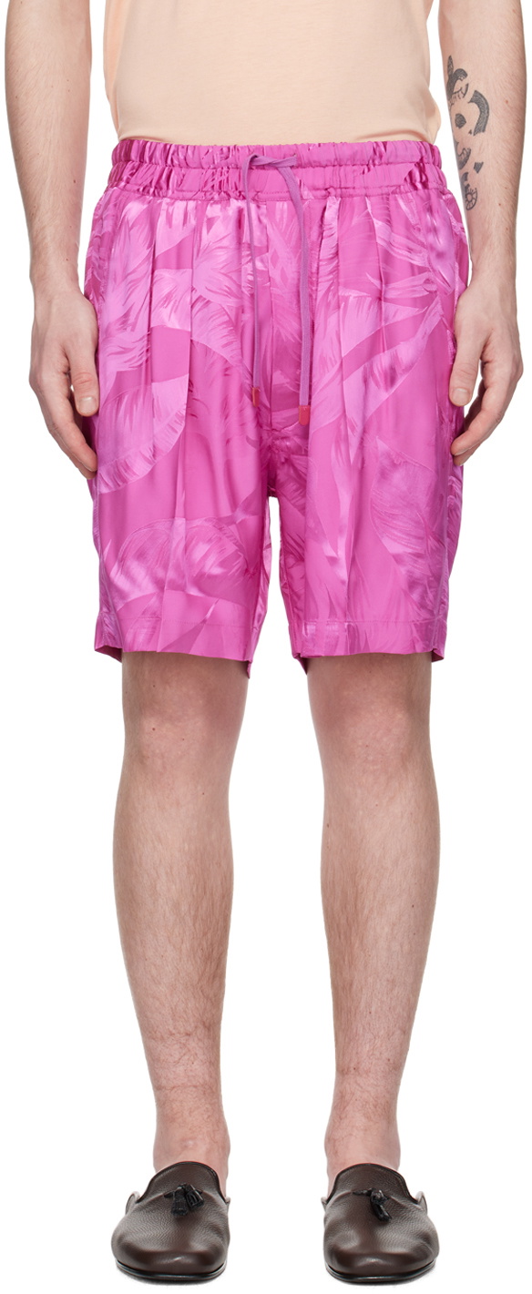 TOM FORD Pink Floral Shorts TOM FORD