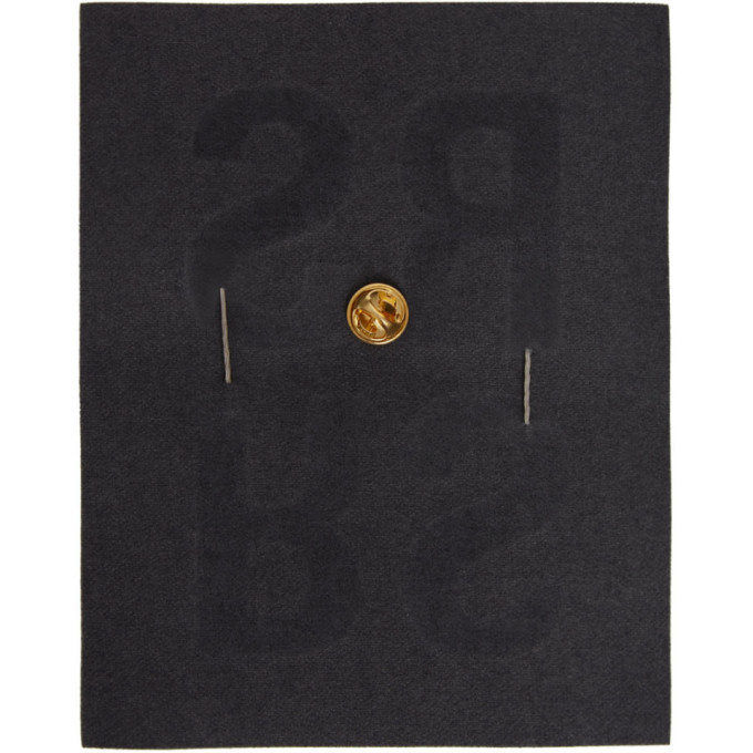 Raf Simons Set of Mismatched Multicolor Pins Raf Simons