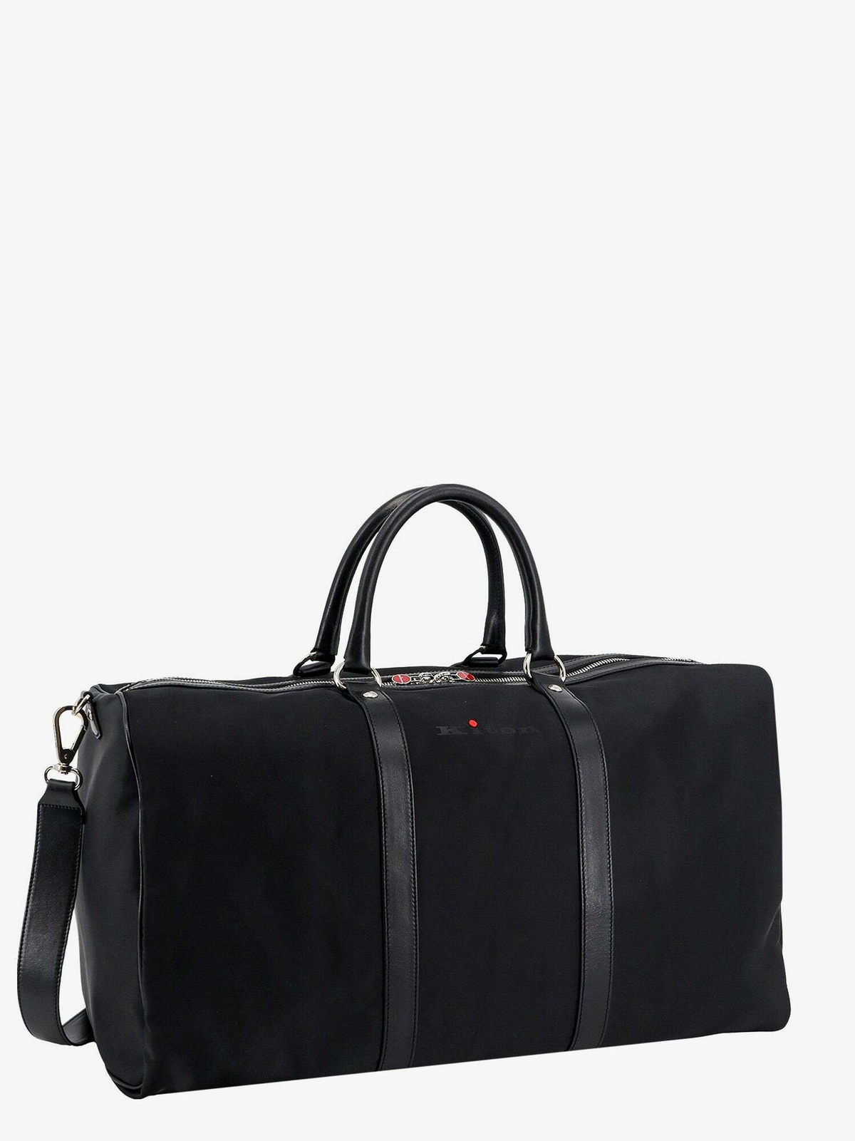 Kiton Ciro Paone Duffle Bag Black Mens Kiton