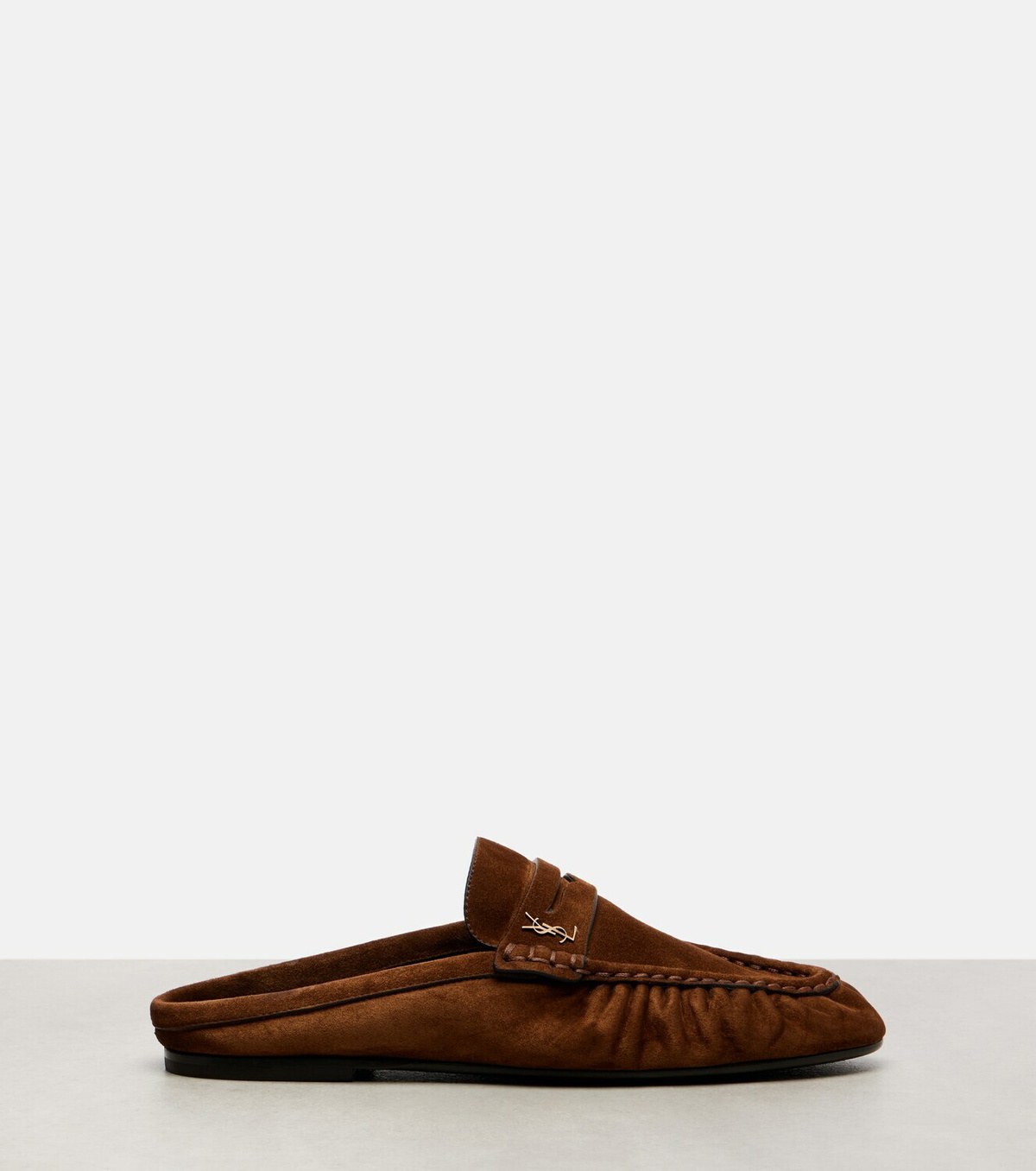 Saint Laurent Le Loafer suede mules Saint Laurent