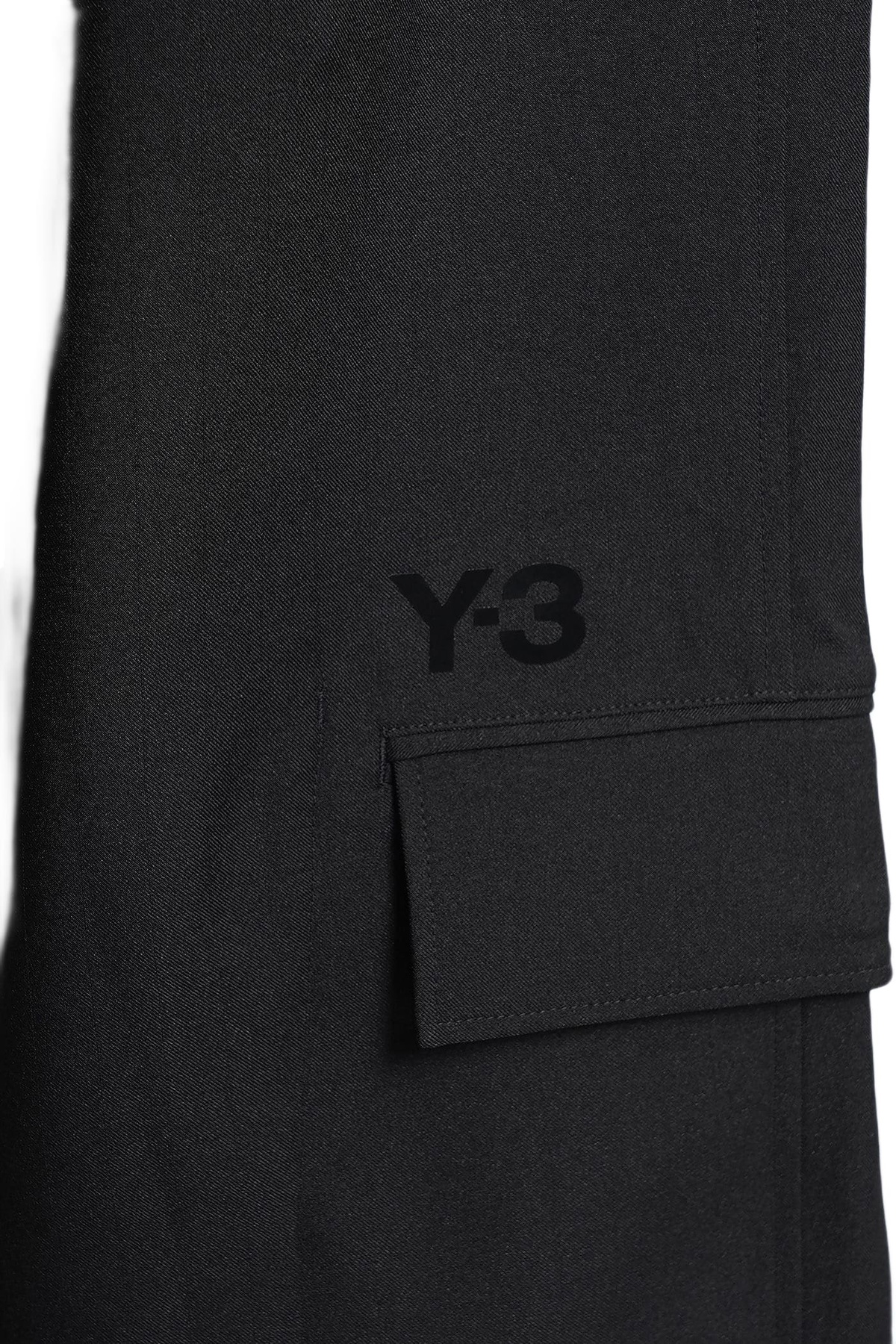 Y-3 Pants In Black Polyester Y-3