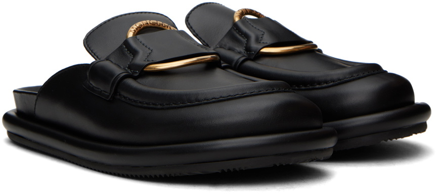 Moncler Black Bell Mules Moncler