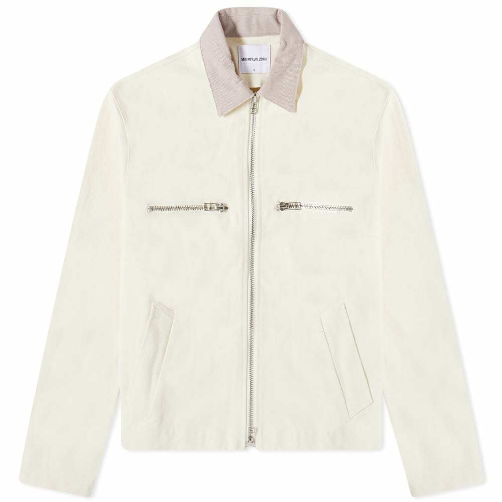 MKI Men's Canvas Work Jacket in Off White MKI Miyuki-Zoku