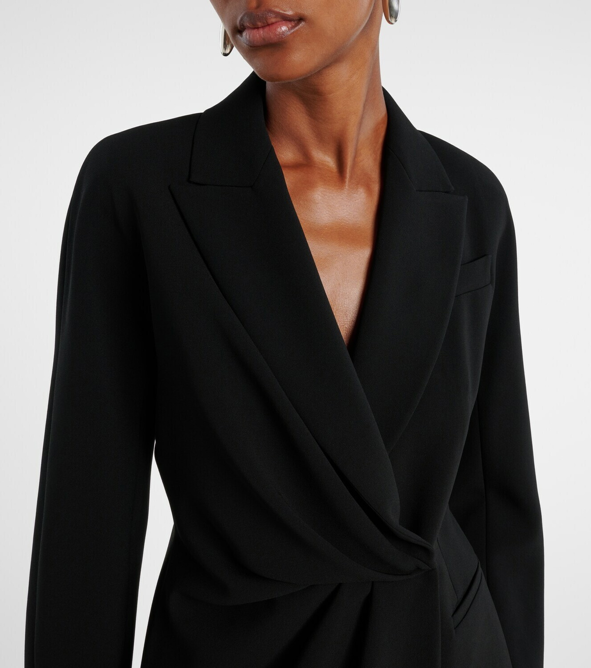 Max Mara Draped cady wrap jacket Max Mara