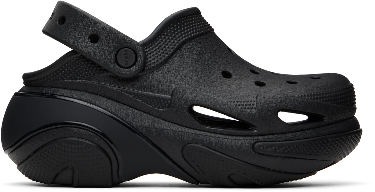 Crocs Black Bubble Crush Clogs Crocs