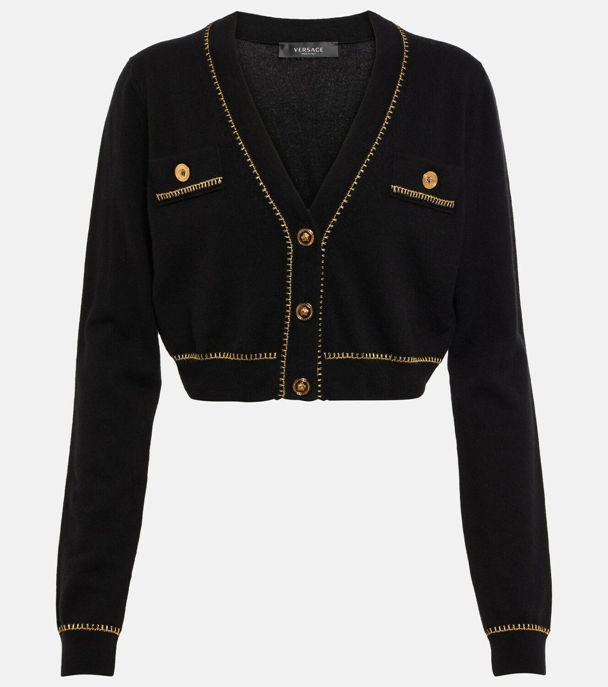 Versace - Medusa cropped cardigan Versace