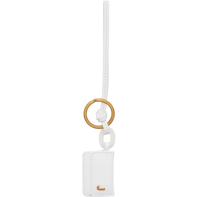 Jacquemus White Le Porte Cle Riviera Keychain Jacquemus