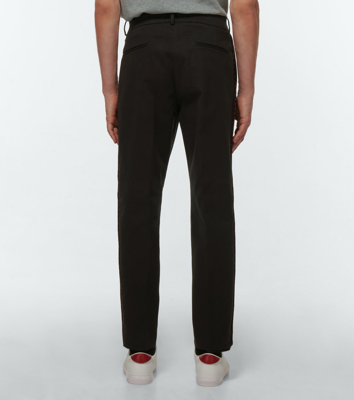 Moncler - Cotton slim pants Moncler
