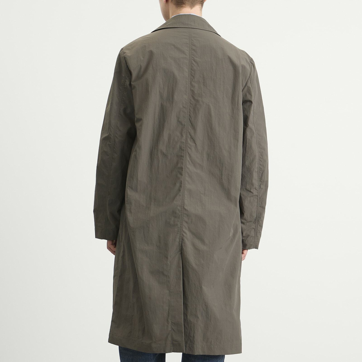 Dries Van Noten Men's Washed Water Repellent Trench Coat in Khaki Dries ...