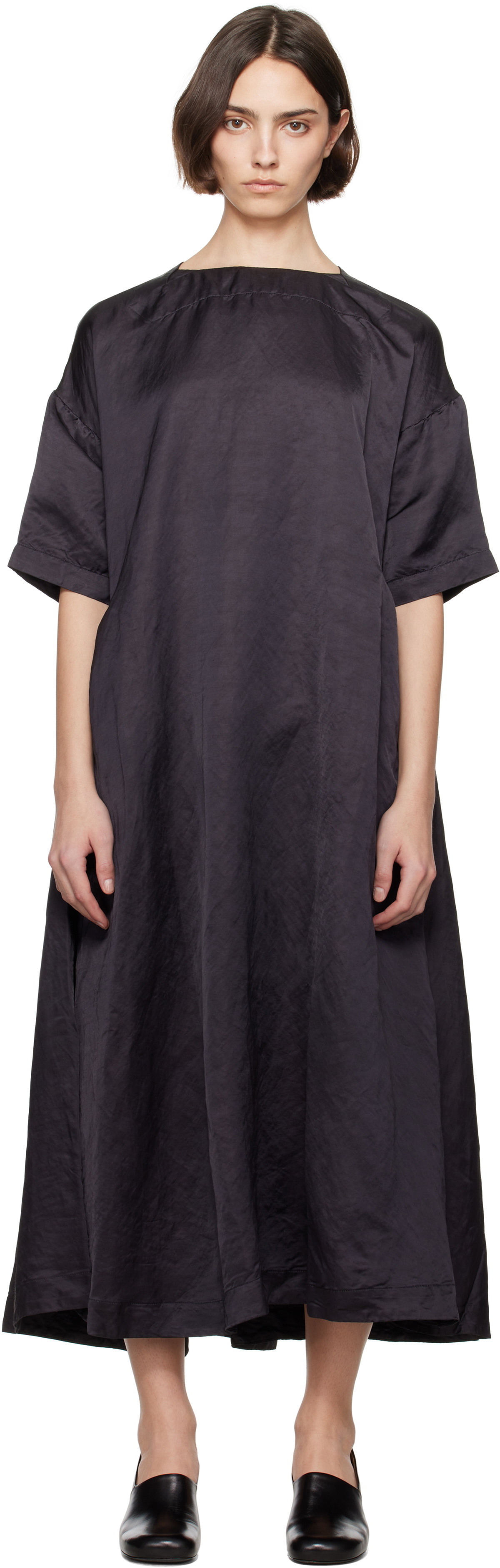 CASEY CASEY Black Wow Midi Dress CASEY CASEY